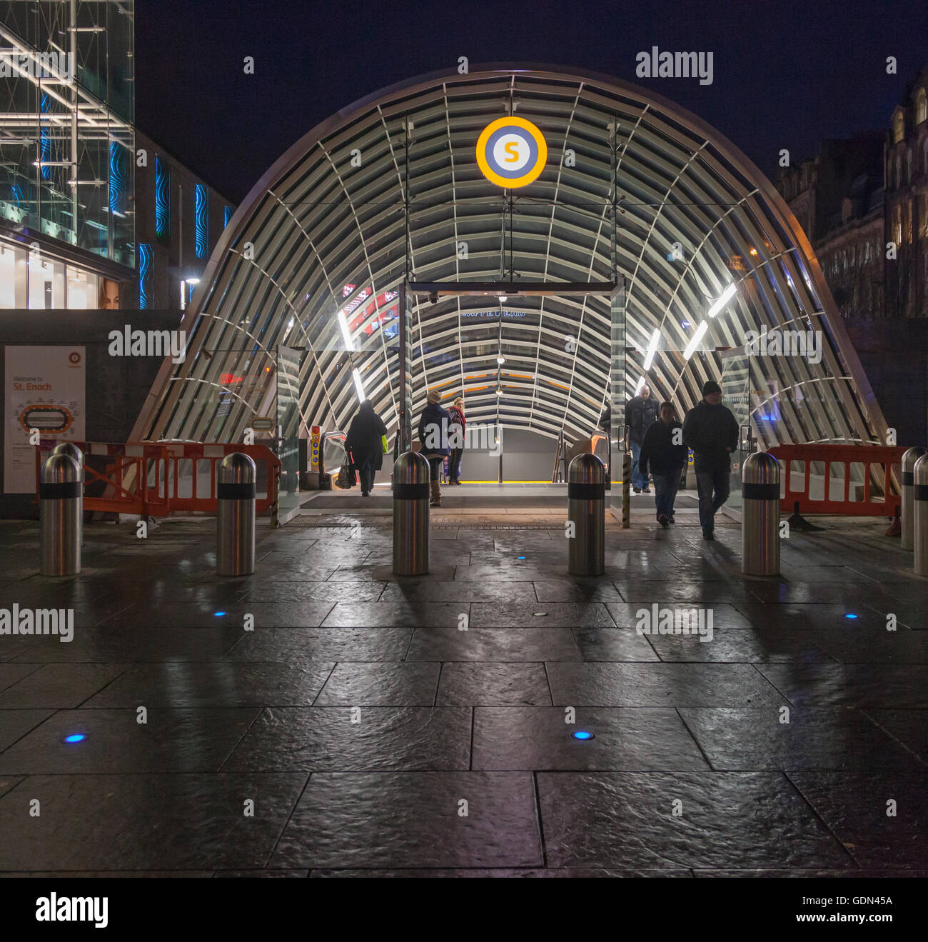 Glasgow st enoch subway hi-res stock photography and images - Alamy