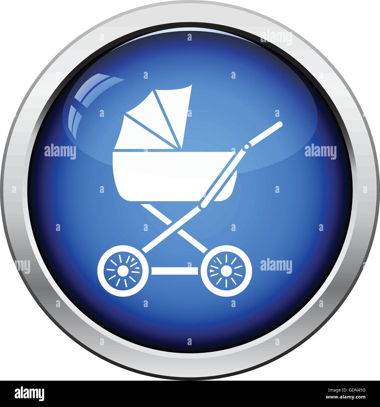 Single parent mother buggy Stock Vector Images - Alamy