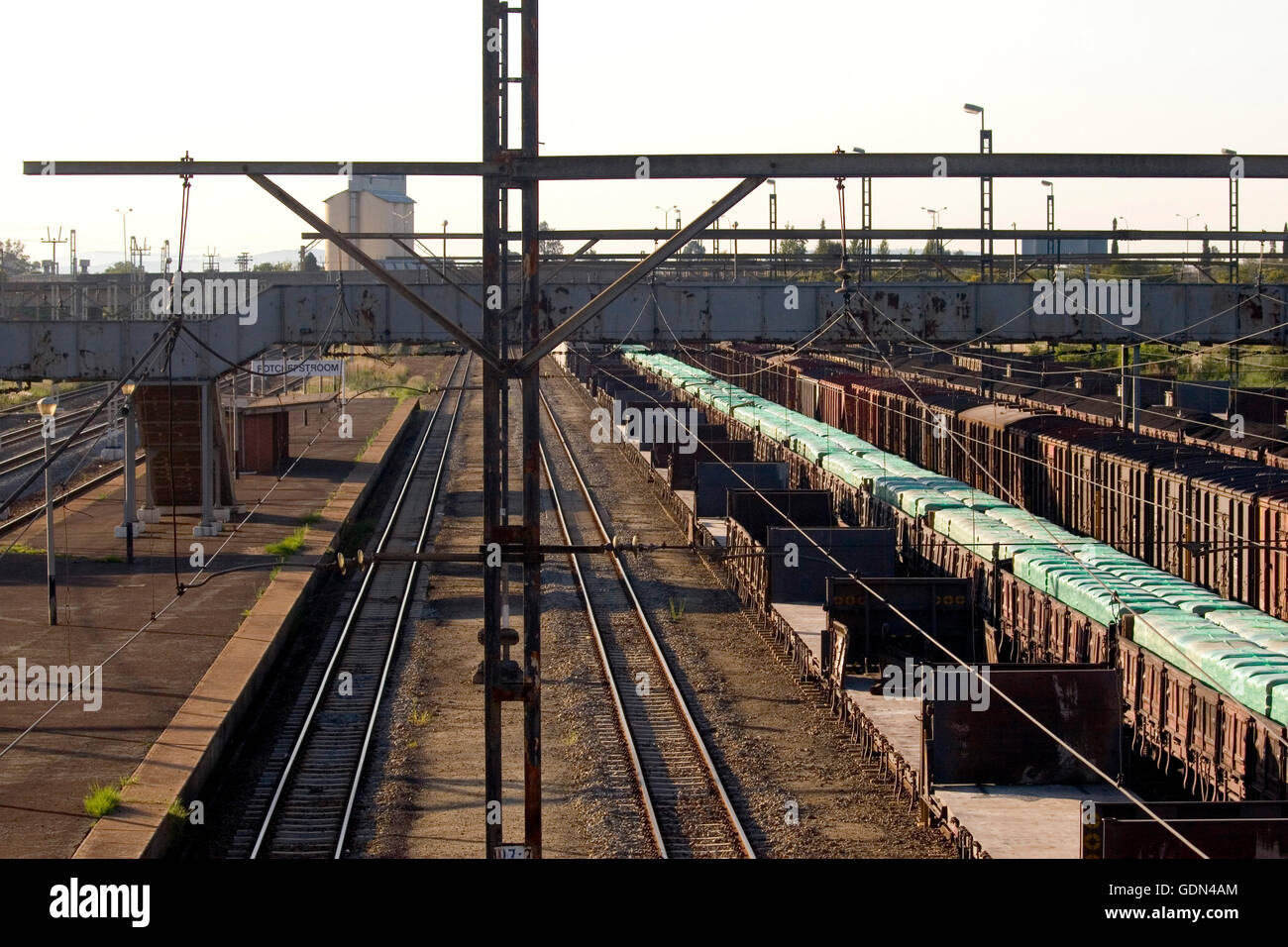 Potchefstroom Train Station, Free State, South Africa Stock Photo - Alamy