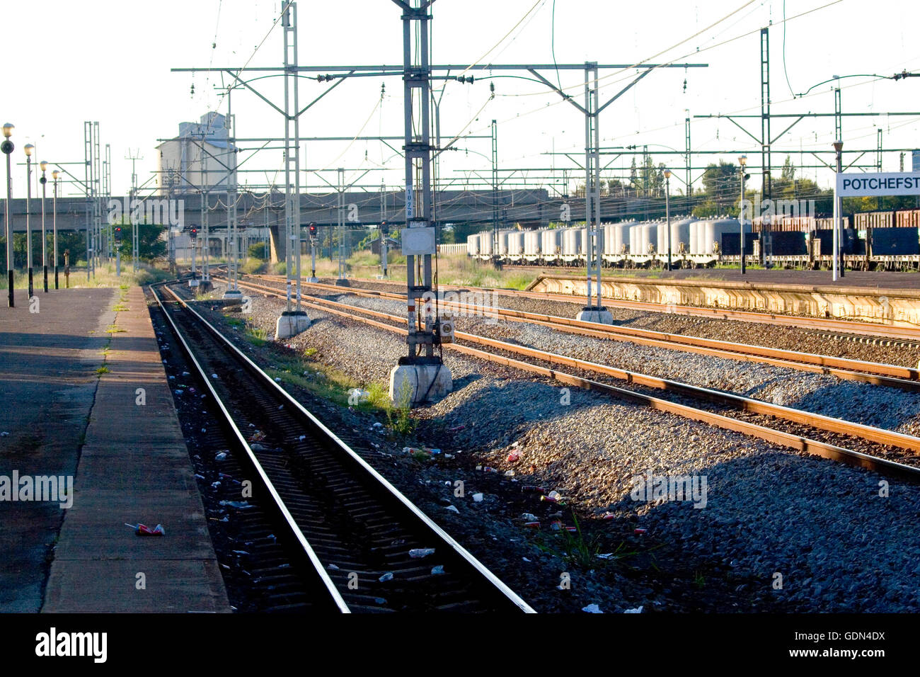 Potchefstroom Train Station, Free State, South Africa Stock Photo - Alamy