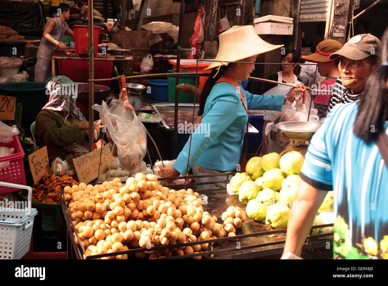 Talat warorot market chiang mai hi-res stock photography and images - Alamy