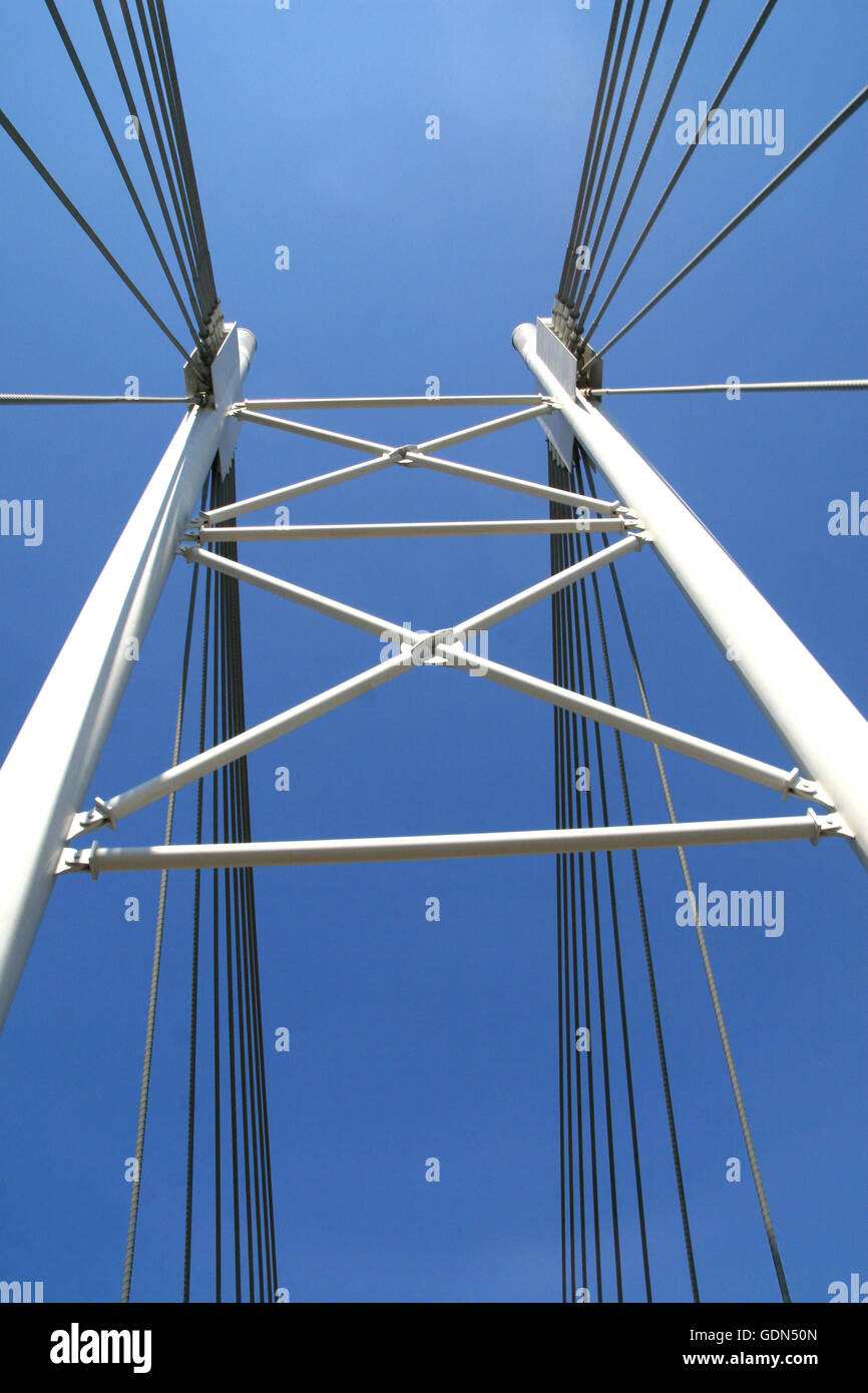 Nelson Mandela Bridge, Johannesburg, Gauteng, South Africa Stock Photo ...