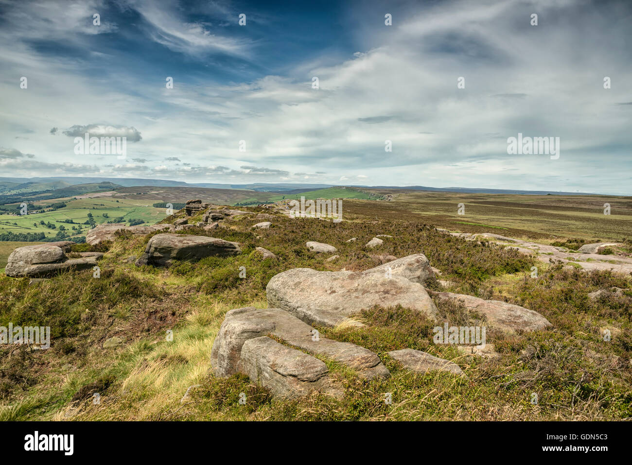 High peaks derbyshire moors hi-res stock photography and images - Alamy