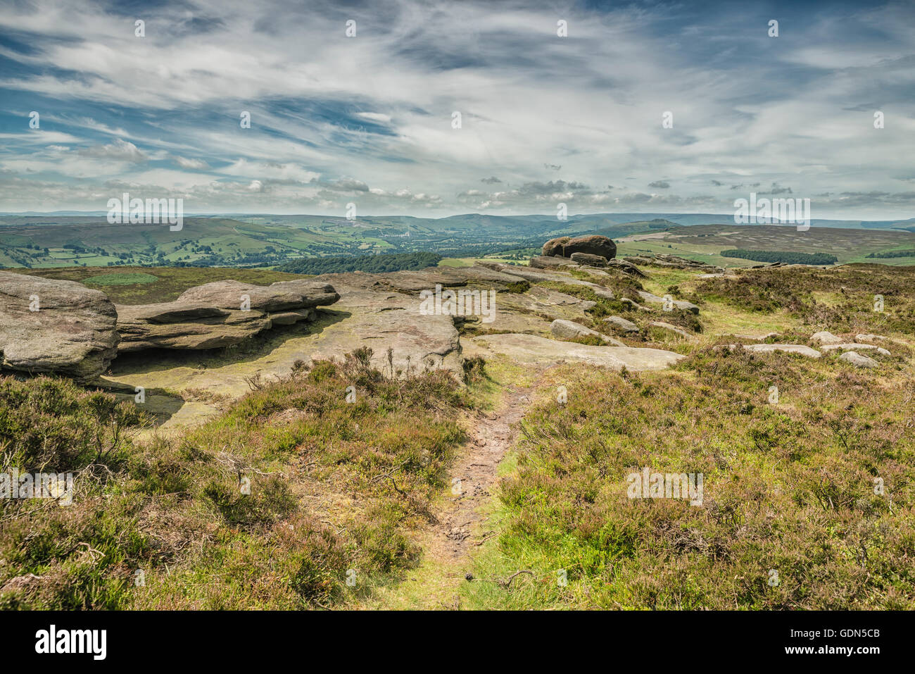 High peaks derbyshire moors hi-res stock photography and images - Alamy