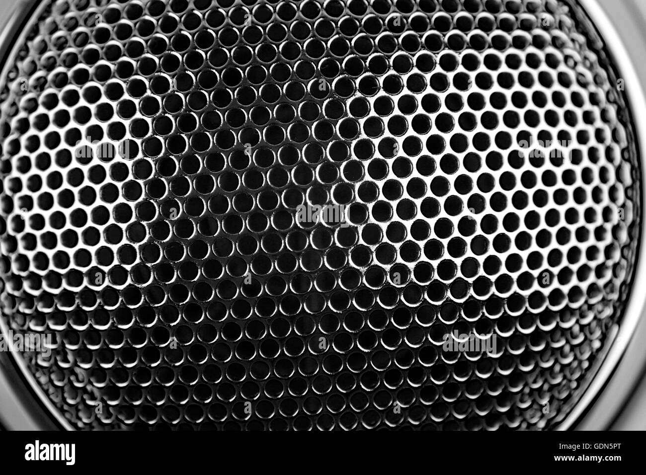 Closeup of holes in grill pattern Stock Photo - Alamy