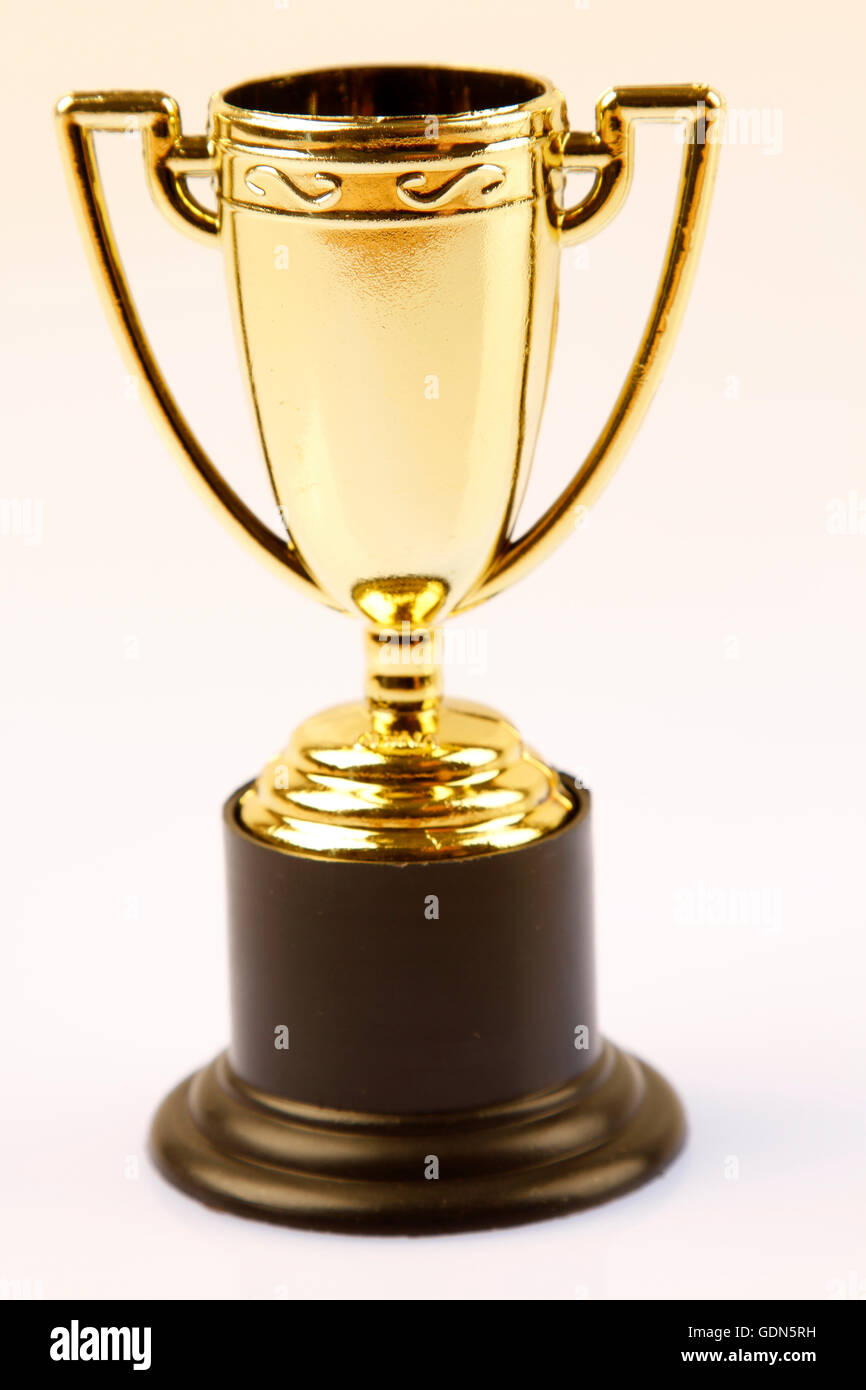 Golden trophy cup hi-res stock photography and images - Alamy