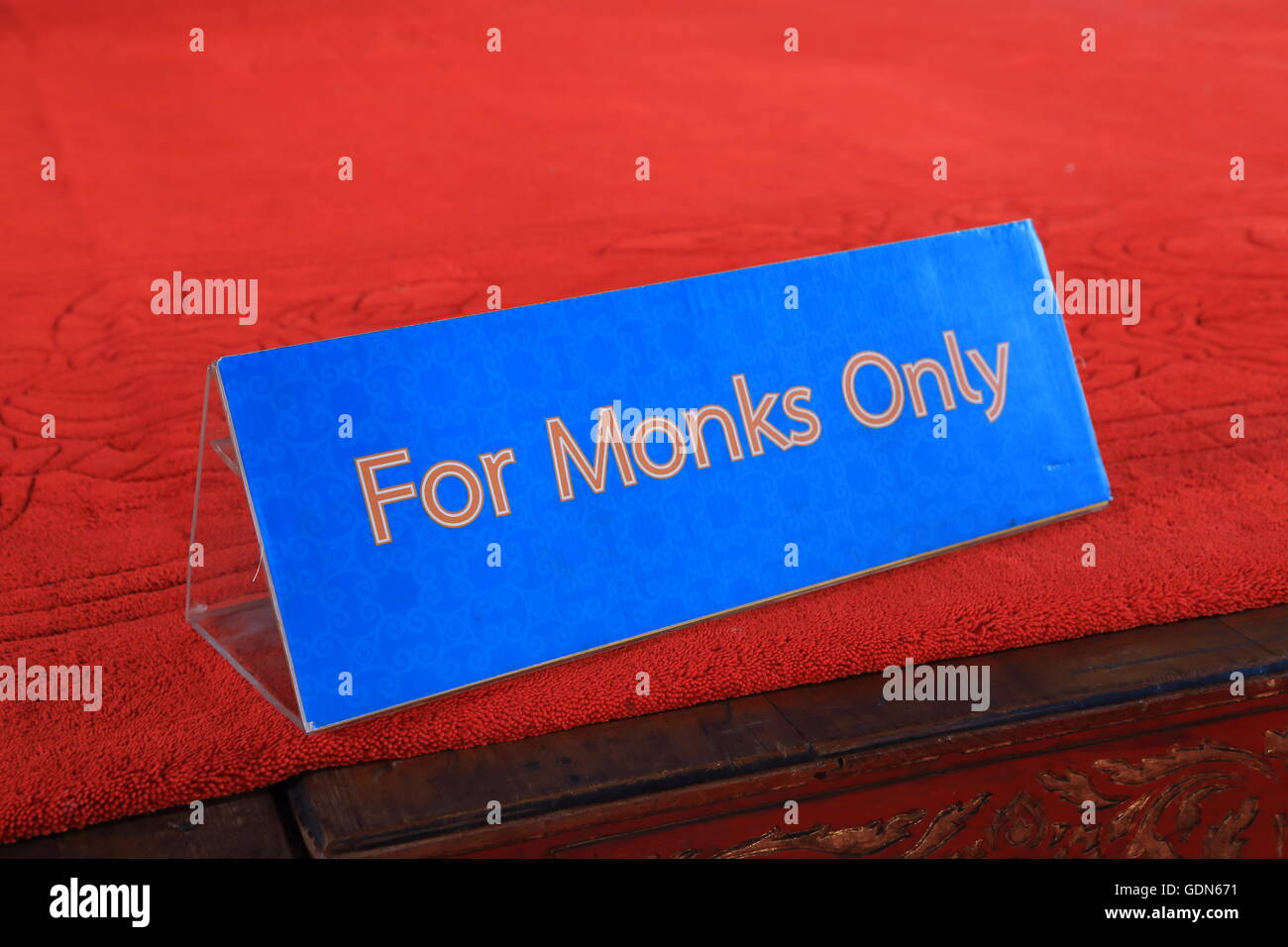 Sign buddhist monks hi-res stock photography and images - Alamy