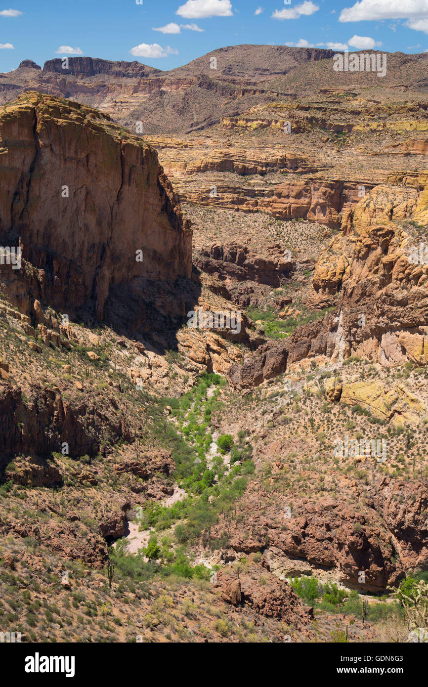 Superstition Mountain view, Apache Trail Scenic Byway, Tonto National ...