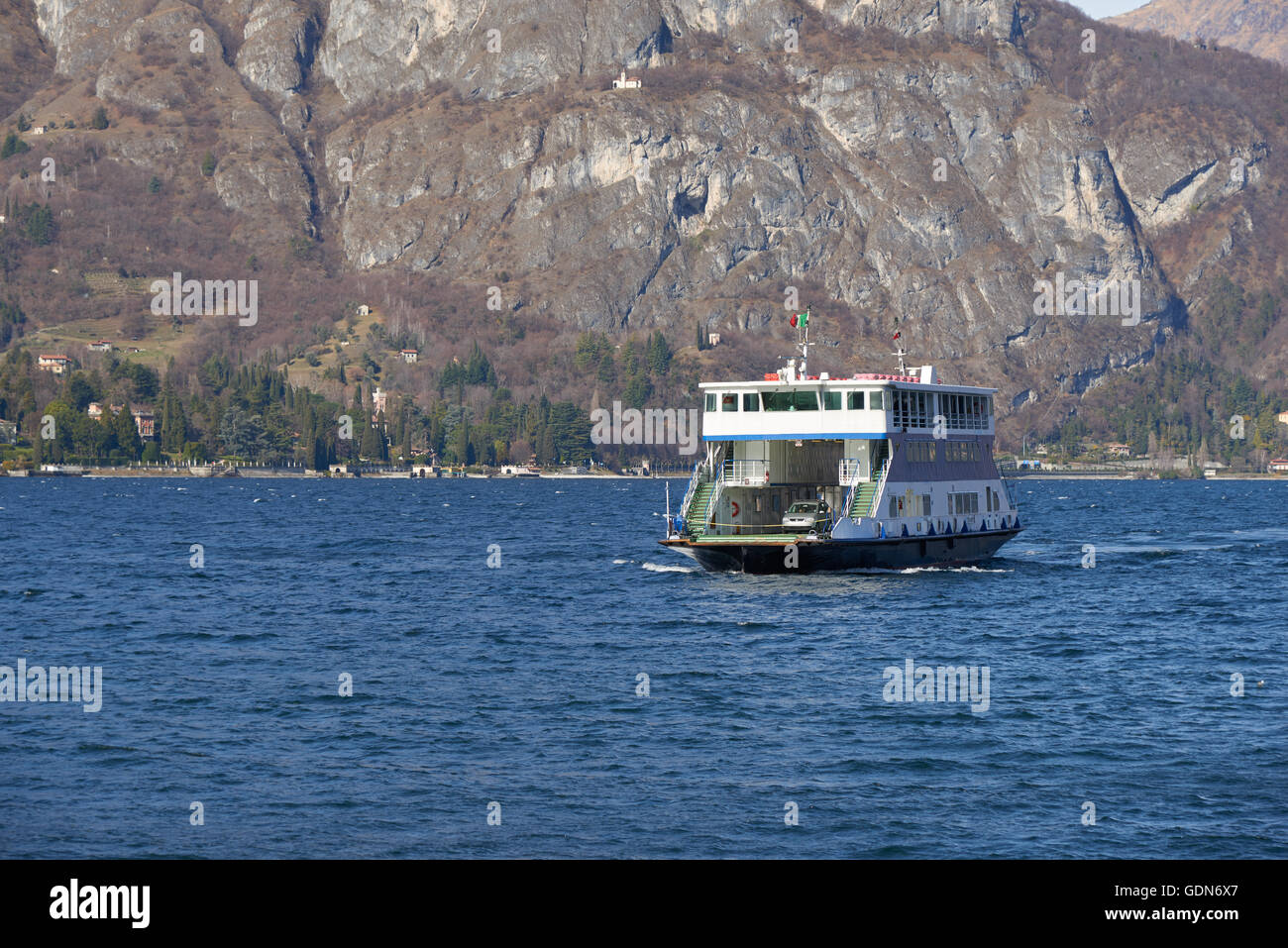 Car ferry sailing in lake como in lombardy hi-res stock photography and ...