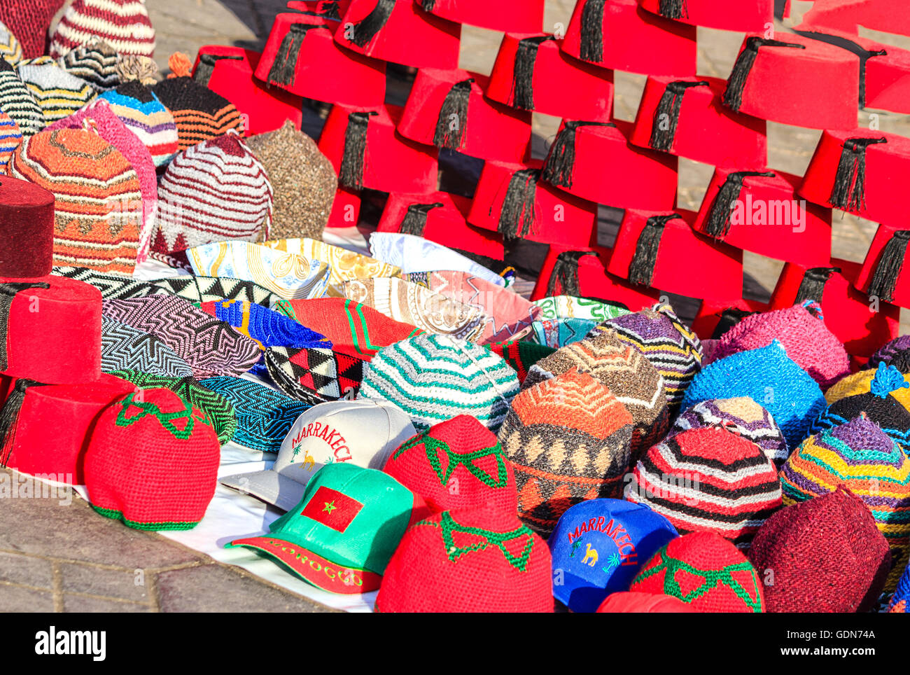 Traditional moroccan hats hi-res stock photography and images - Alamy