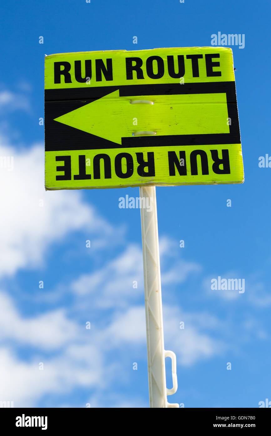 Run direction hi-res stock photography and images - Alamy