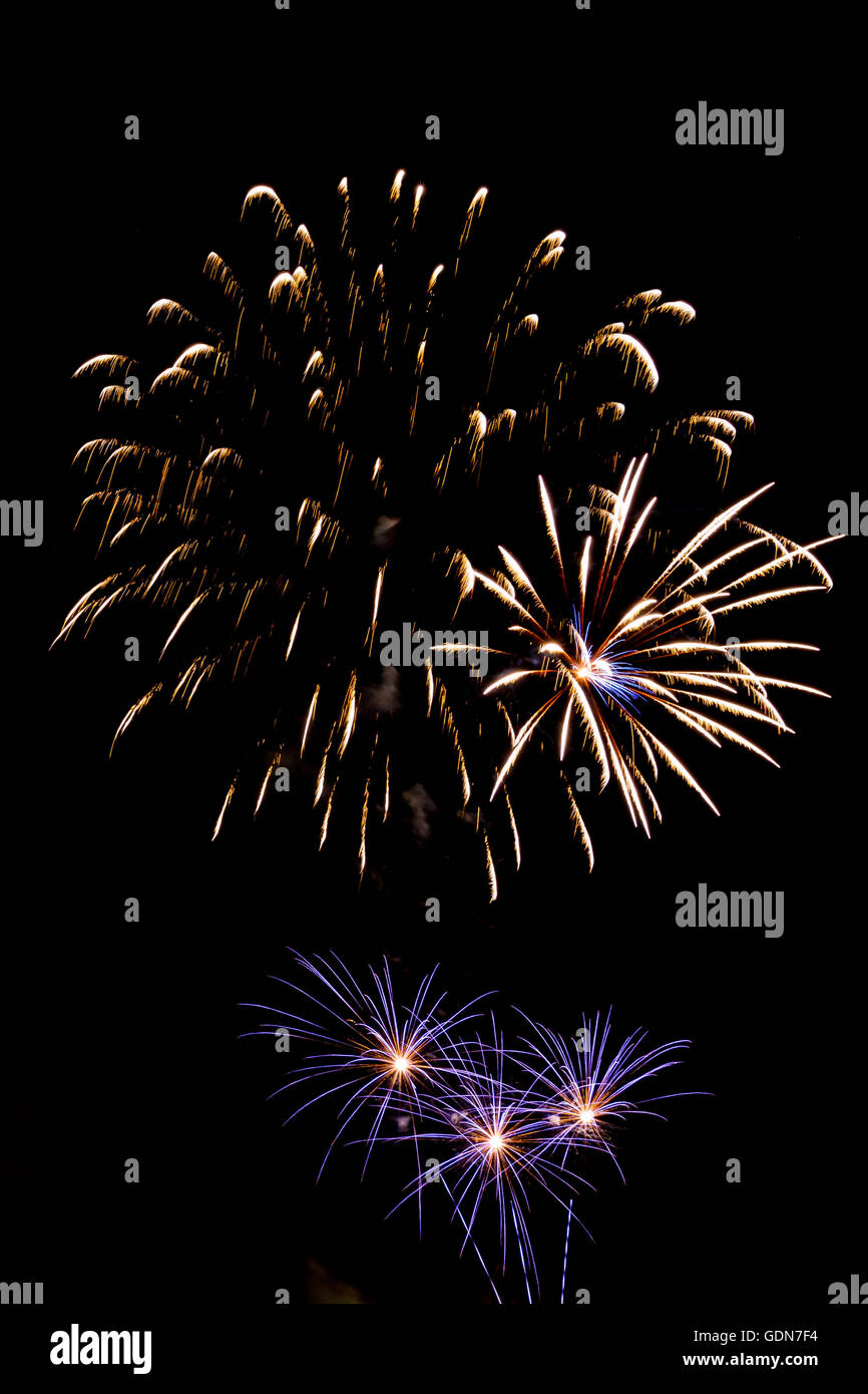 Los angeles california fireworks hi-res stock photography and images ...