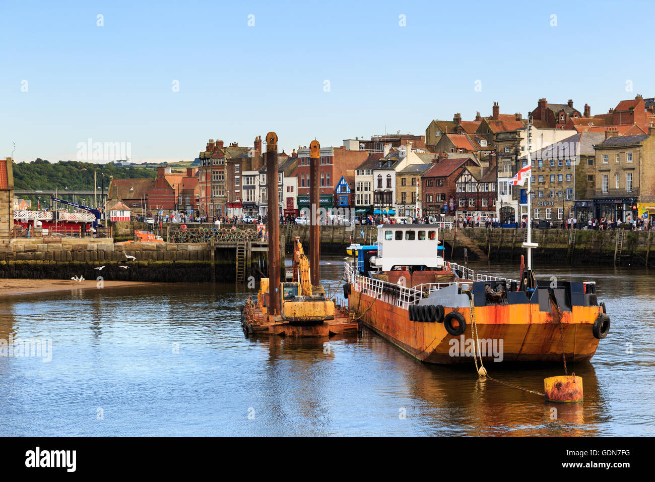 Whitby commercial fishing boat hi-res stock photography and images - Alamy
