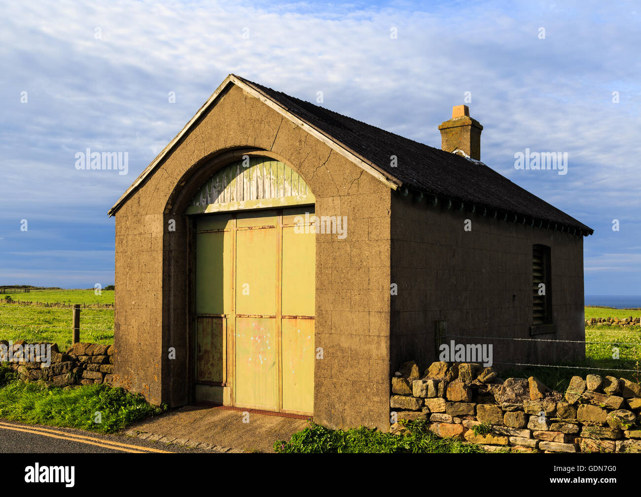 An attractive stone outbuilding near farmland. In Whitby, North ...