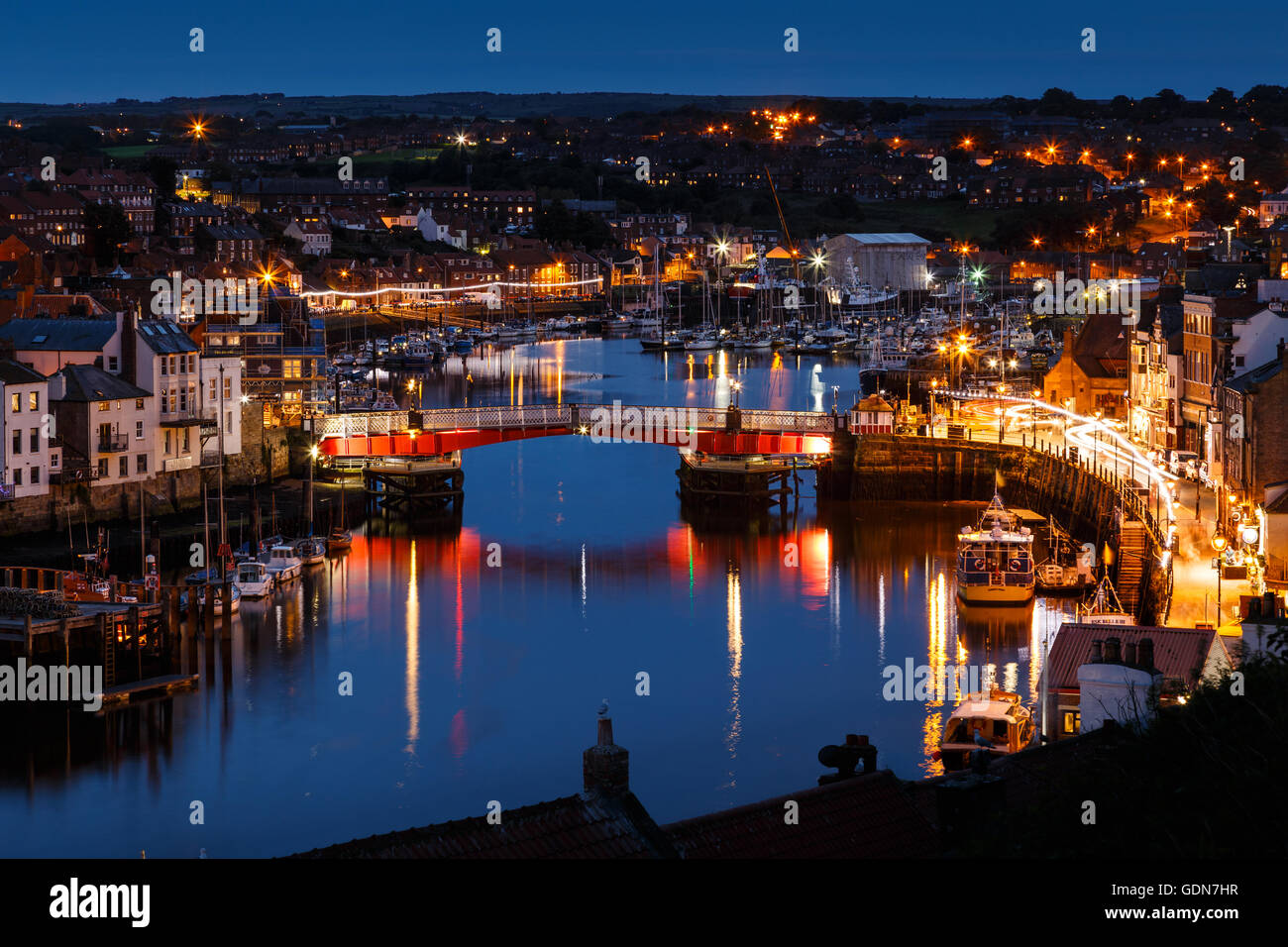 Whitby at night hi-res stock photography and images - Alamy