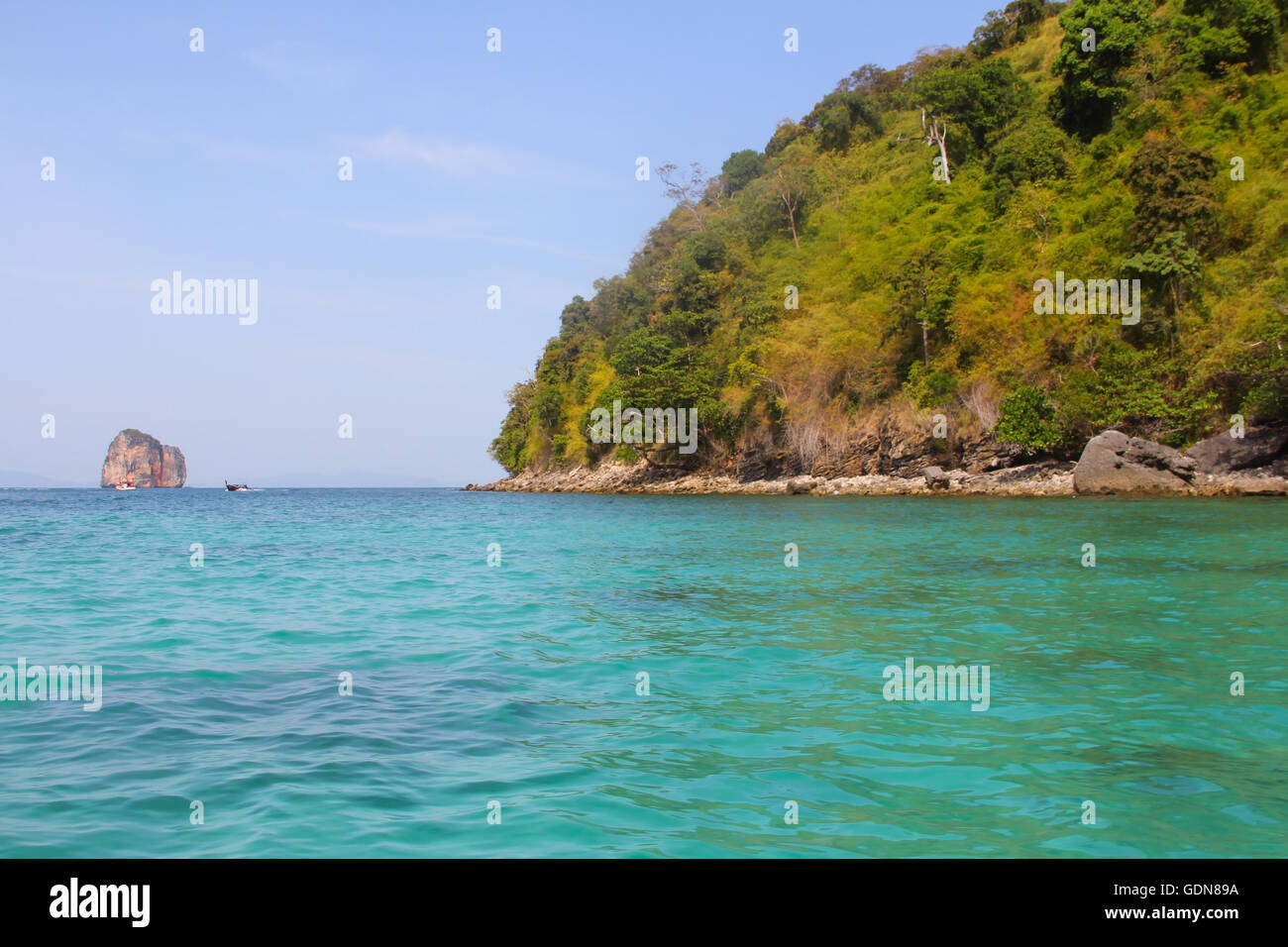 Beautiful view of sea and islands in Thailand Stock Photo - Alamy