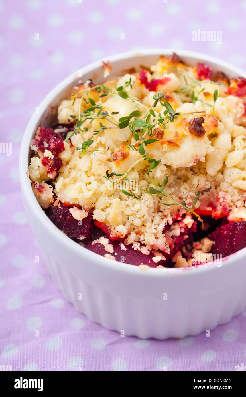Beetroot crumble hi-res stock photography and images - Alamy