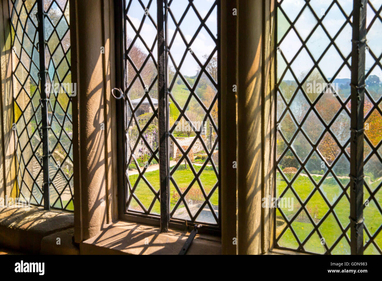Haddon Hall in Derbyshire dating back to Tudor times and the site of ...