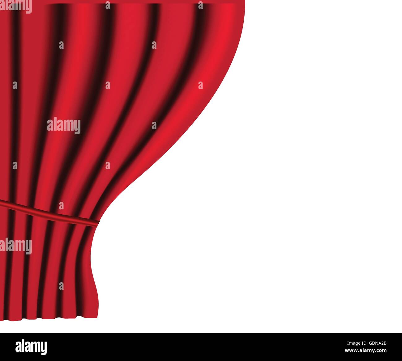 Theater stage with red curtain vector background for poster Stock ...