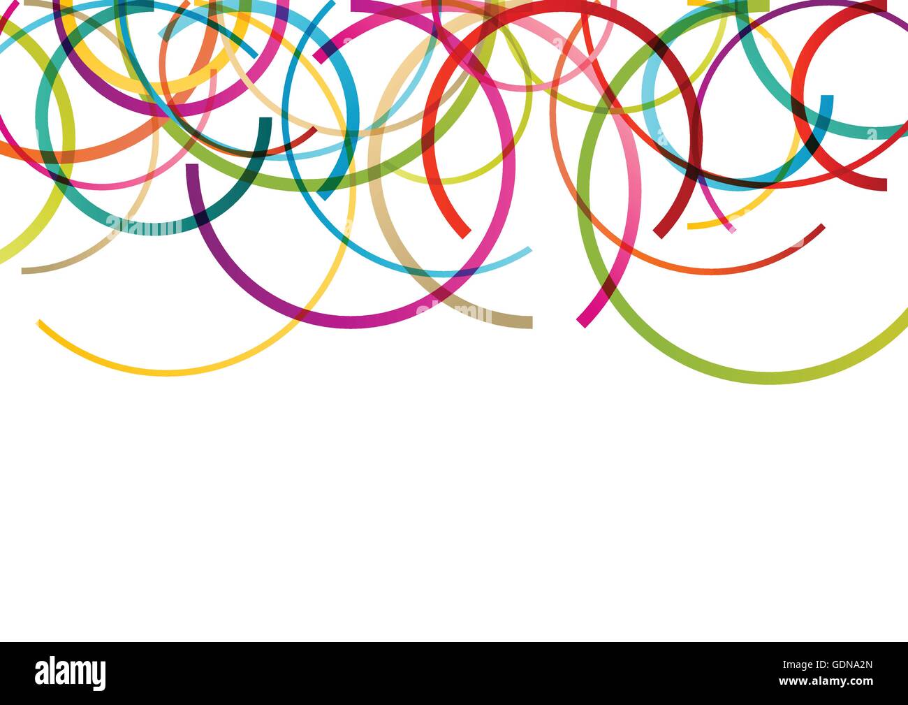 Color circle round ellipse lines waves colorful mosaic abstract ...