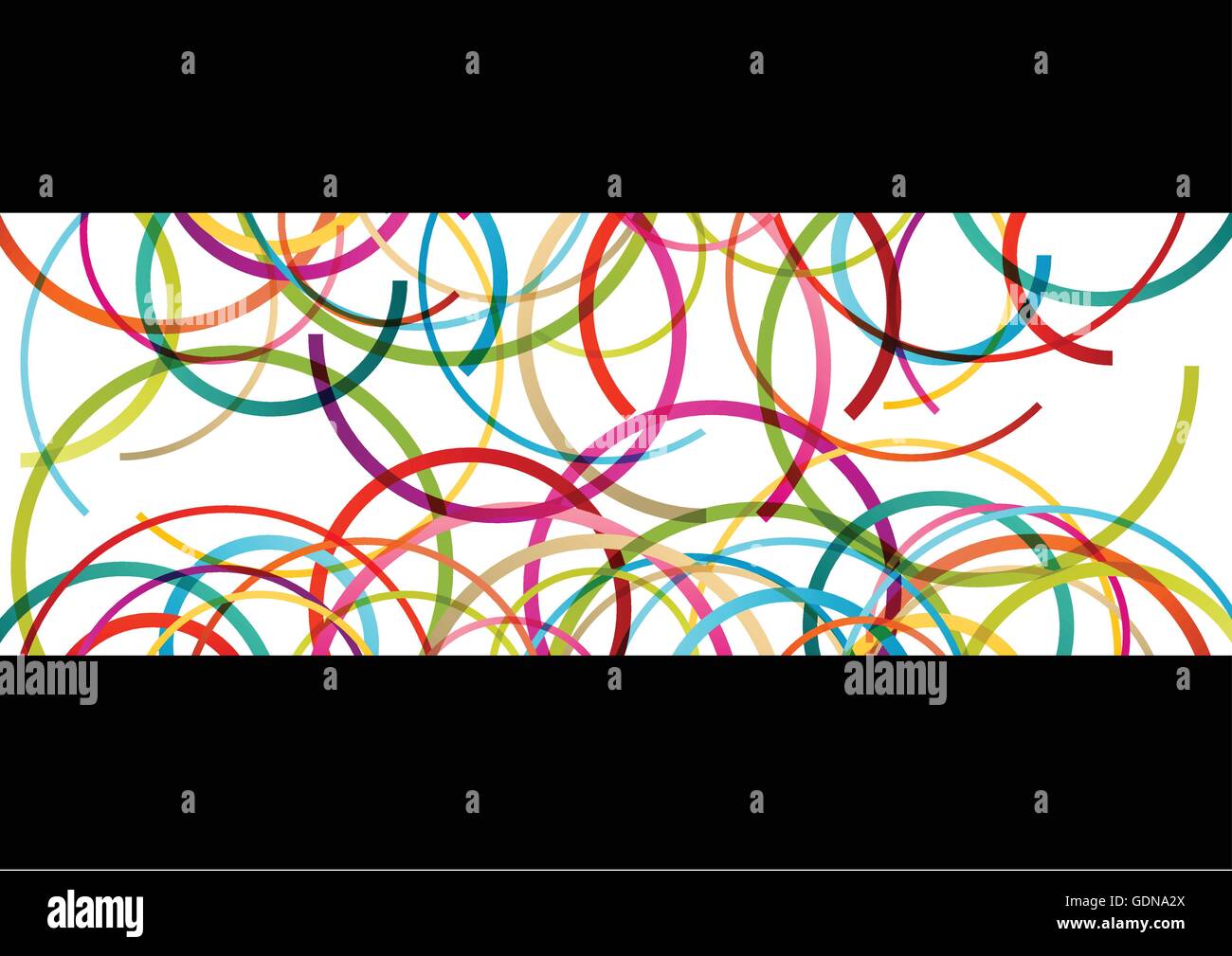 Color circle round ellipse lines waves colorful mosaic abstract ...