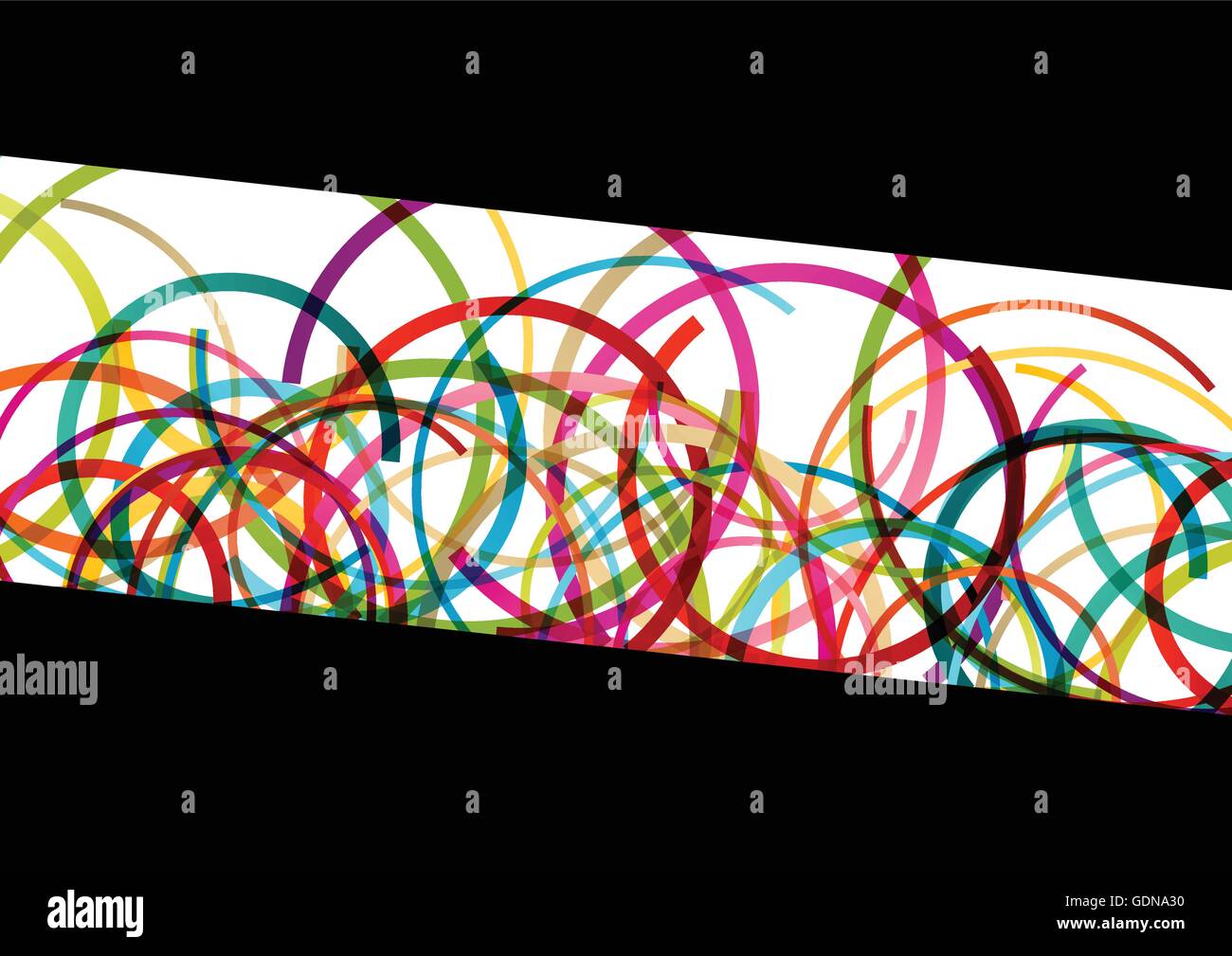 Color circle round ellipse lines waves colorful mosaic abstract ...