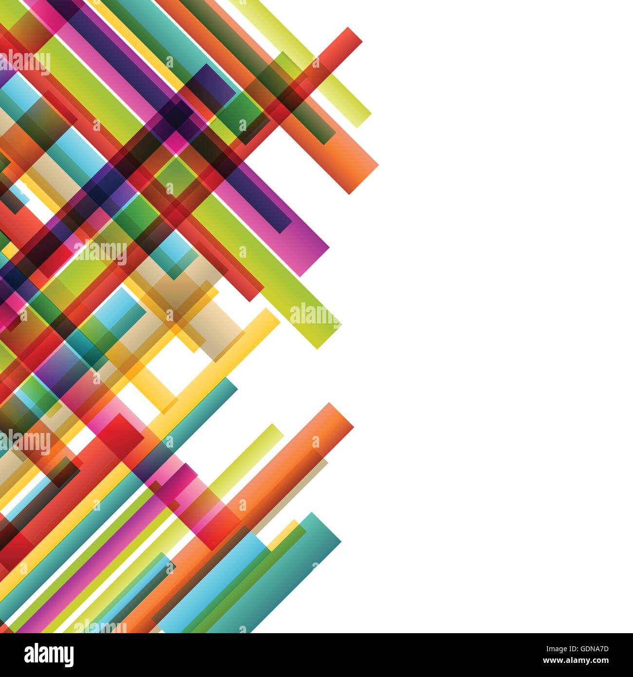Color lines colorful mosaic abstract illustration background vector for ...