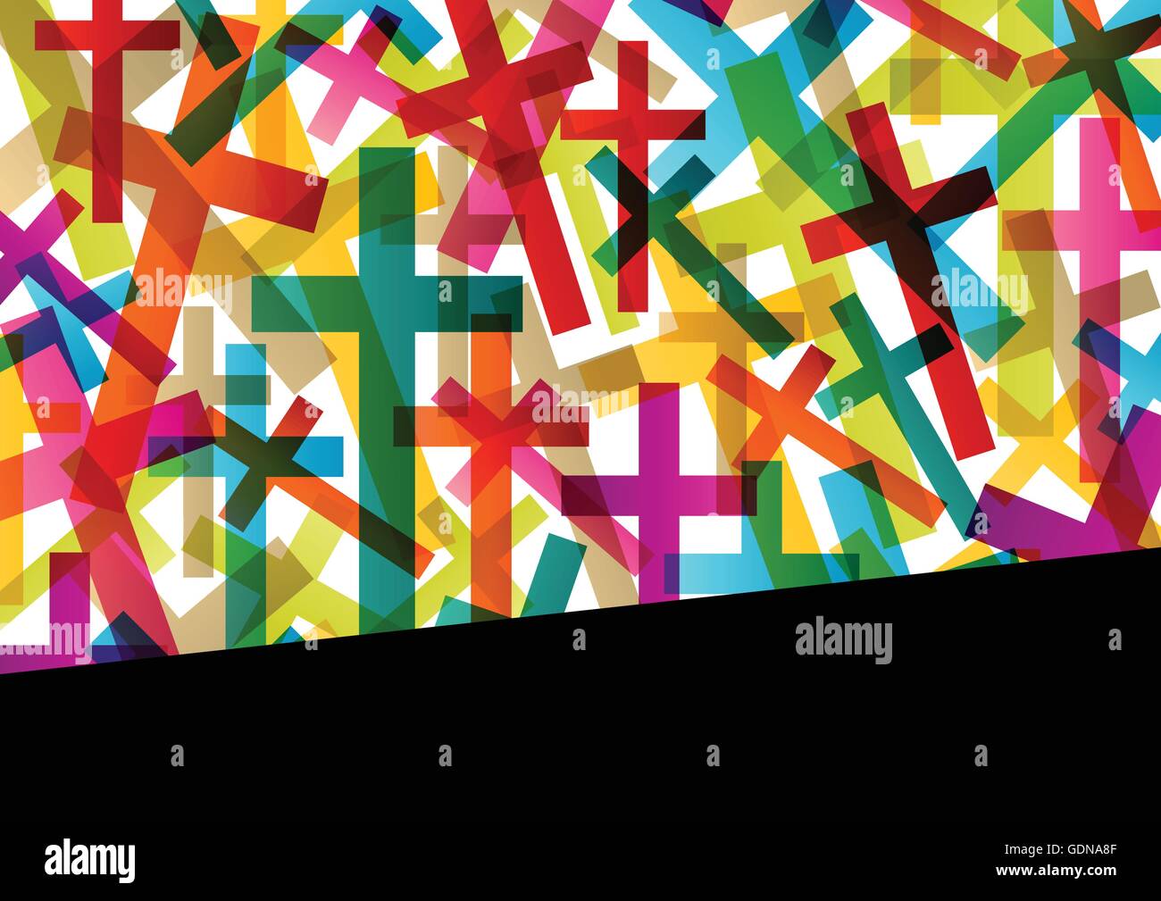 Christianity religion cross concept abstract background vector ...