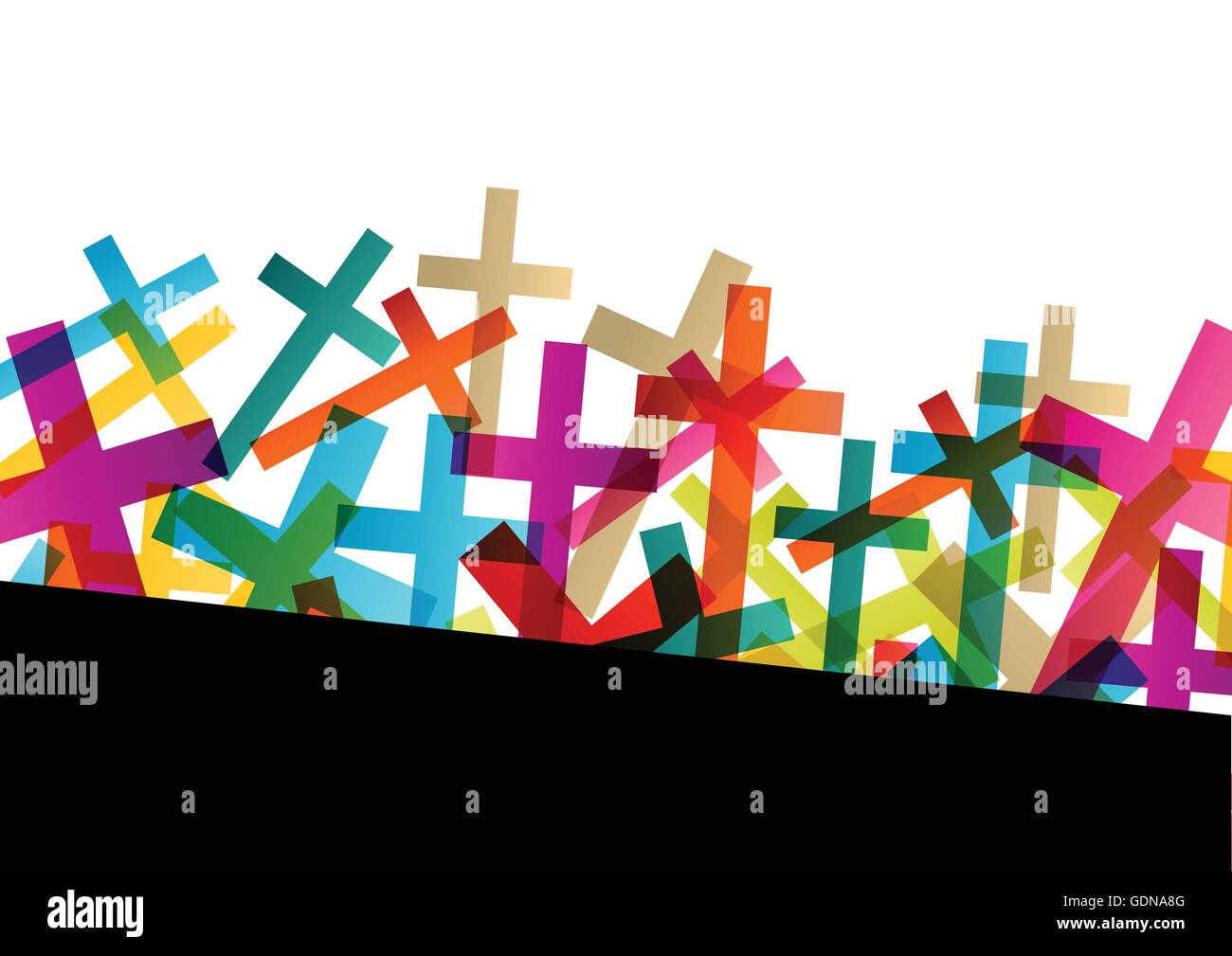 Christianity religion cross concept abstract background vector ...
