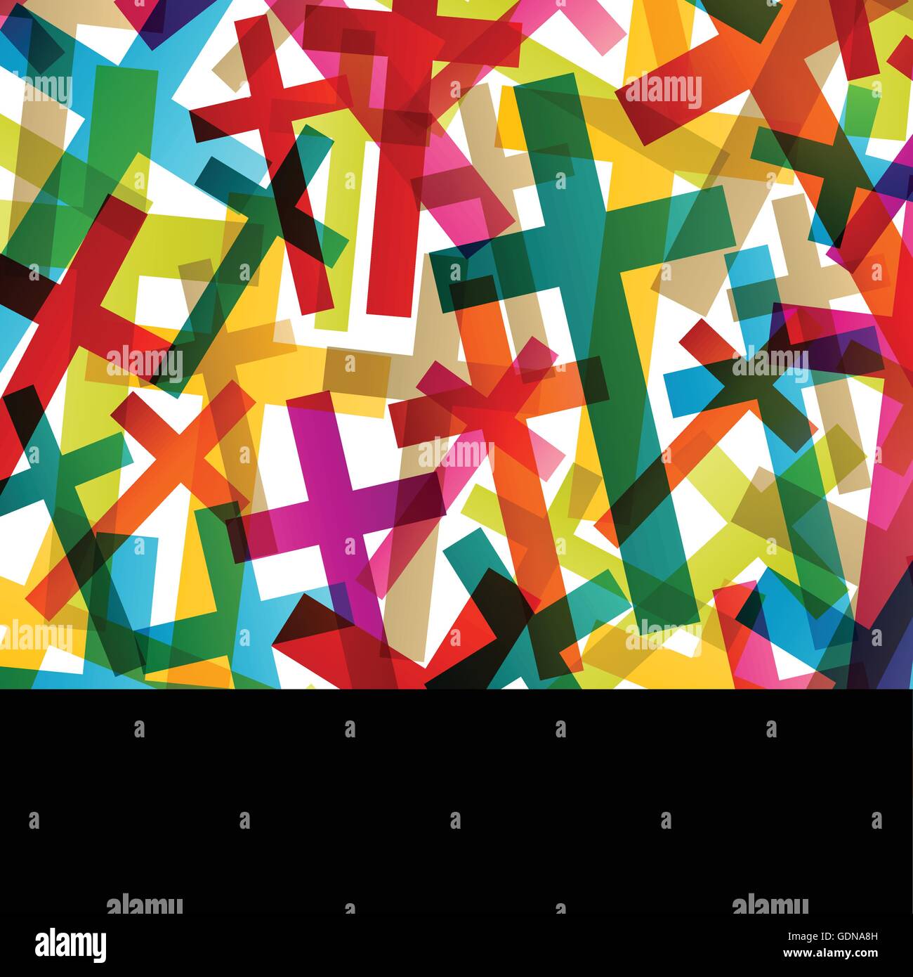 Christianity religion cross concept abstract background vector ...