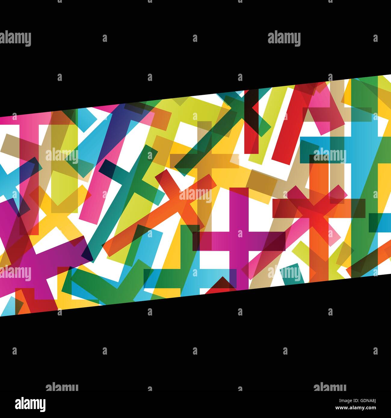 Christianity religion cross concept abstract background vector ...