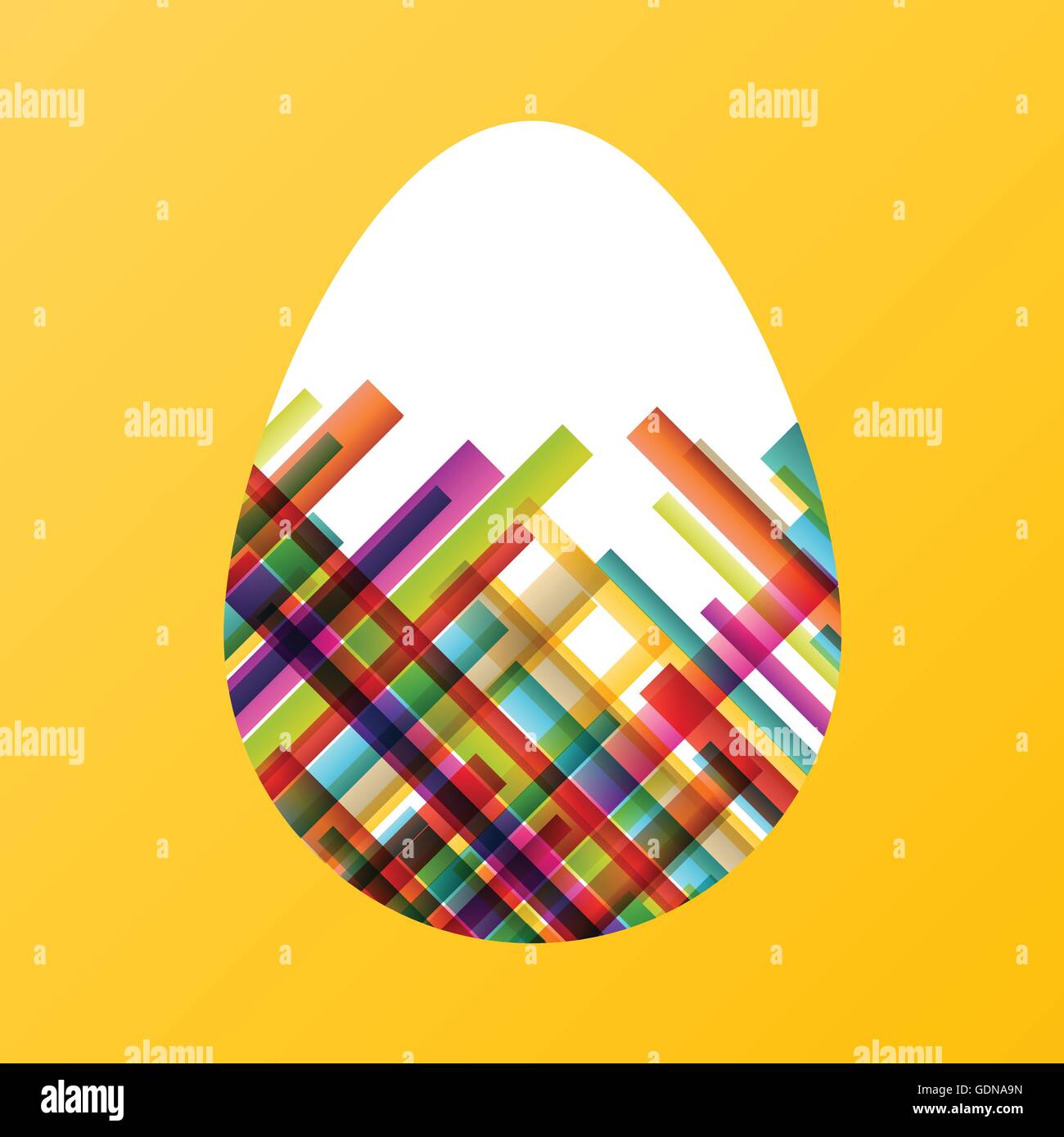 Easter egg fresh spring color line abstract background illustration ...