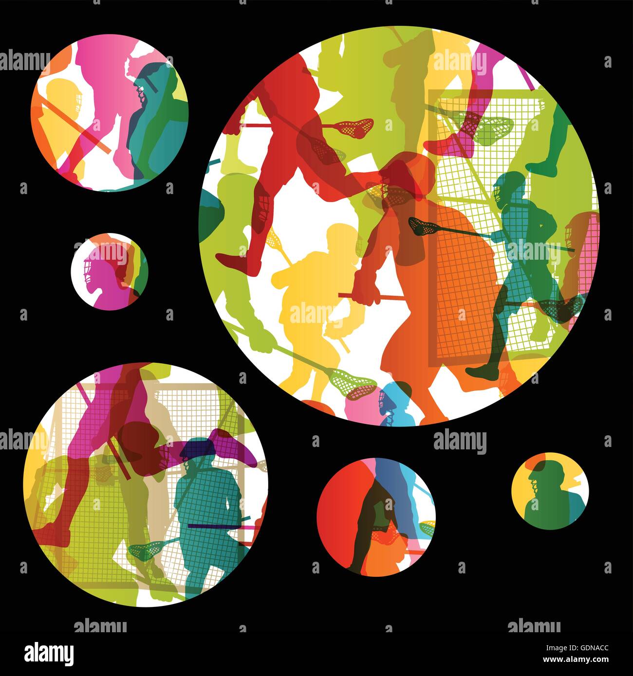 Female hockey player Stock Vector Images - Alamy