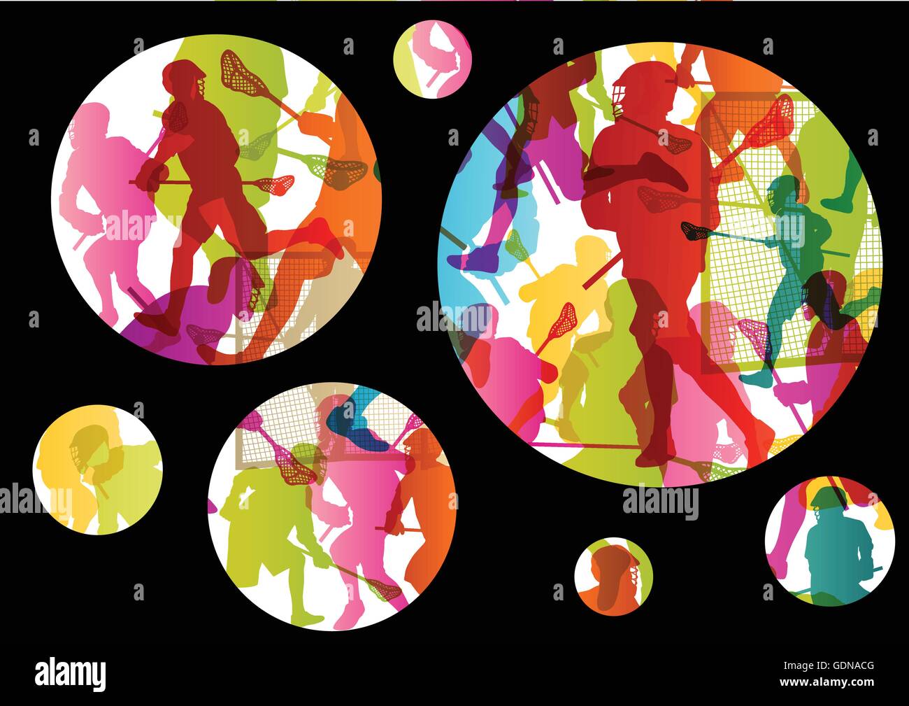 Female hockey player Stock Vector Images - Alamy