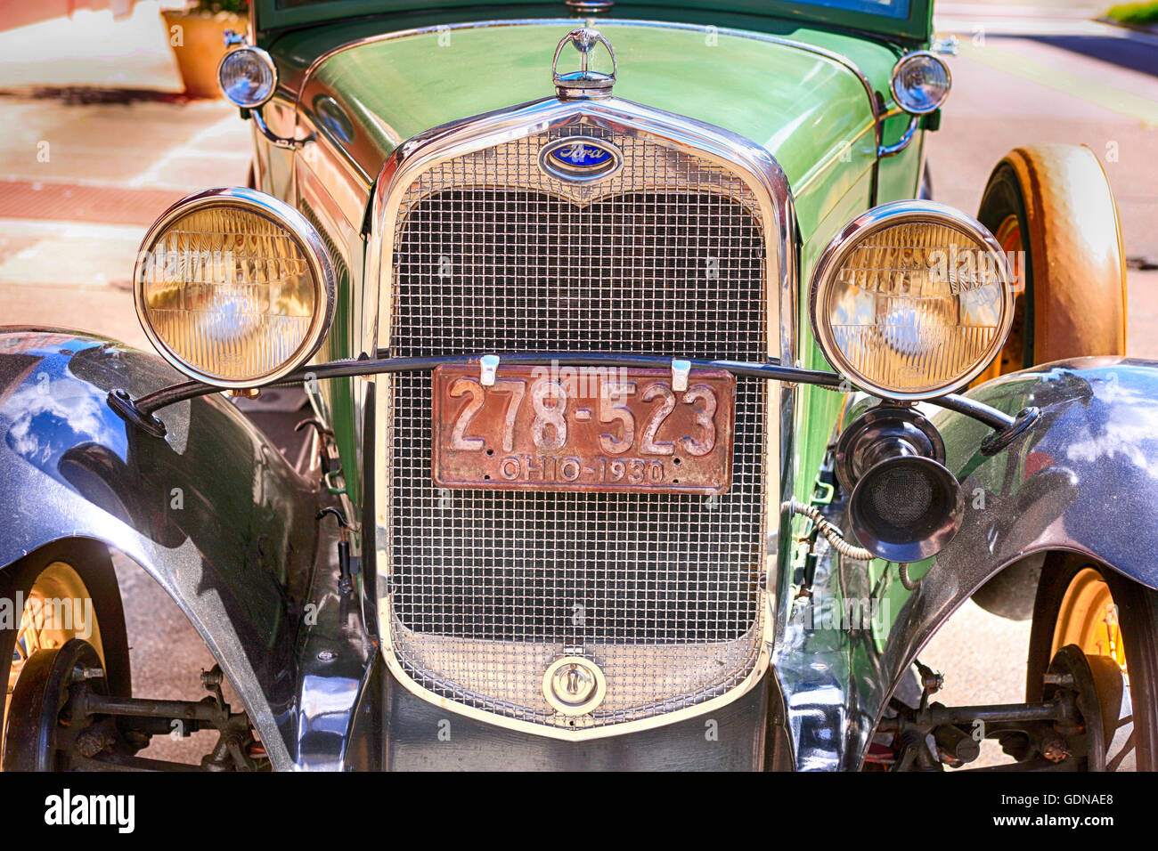Ford Model A in downtown Arcadia, Florida Stock Photo - Alamy