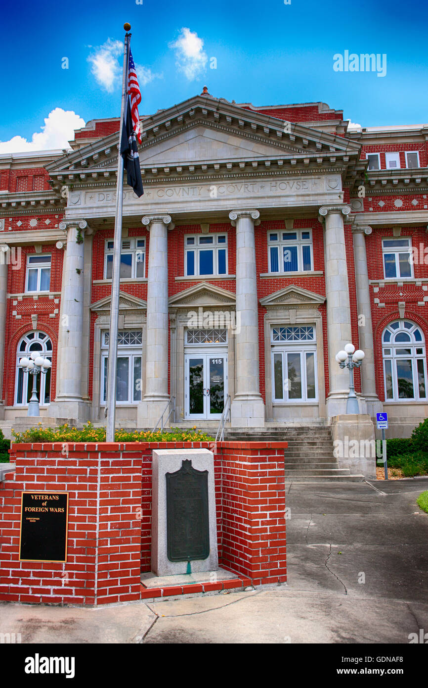 The 1913 De Soto County Courthouse in Arcadia, FL Stock Photo - Alamy