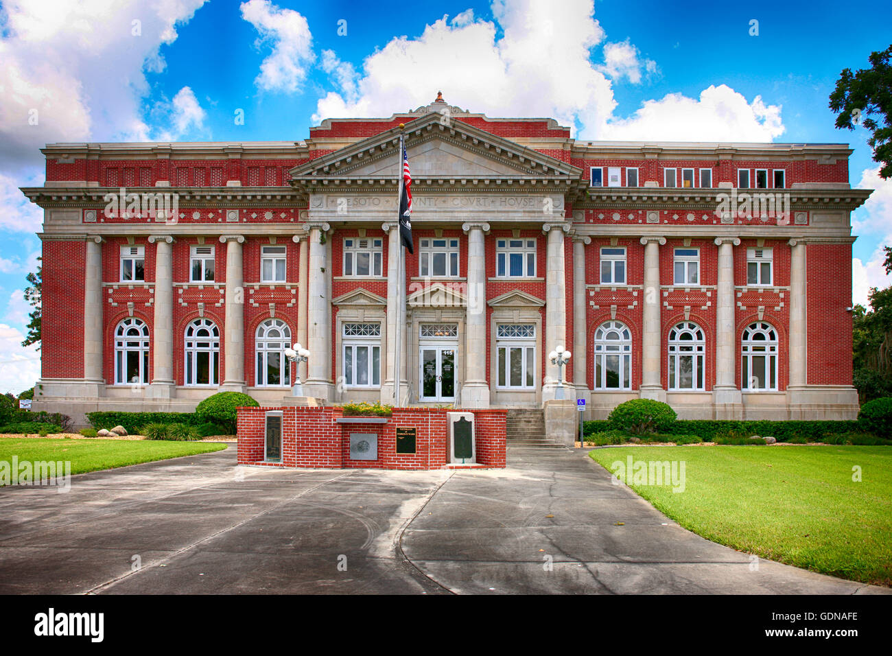 The 1913 De Soto County Courthouse in Arcadia, FL Stock Photo - Alamy