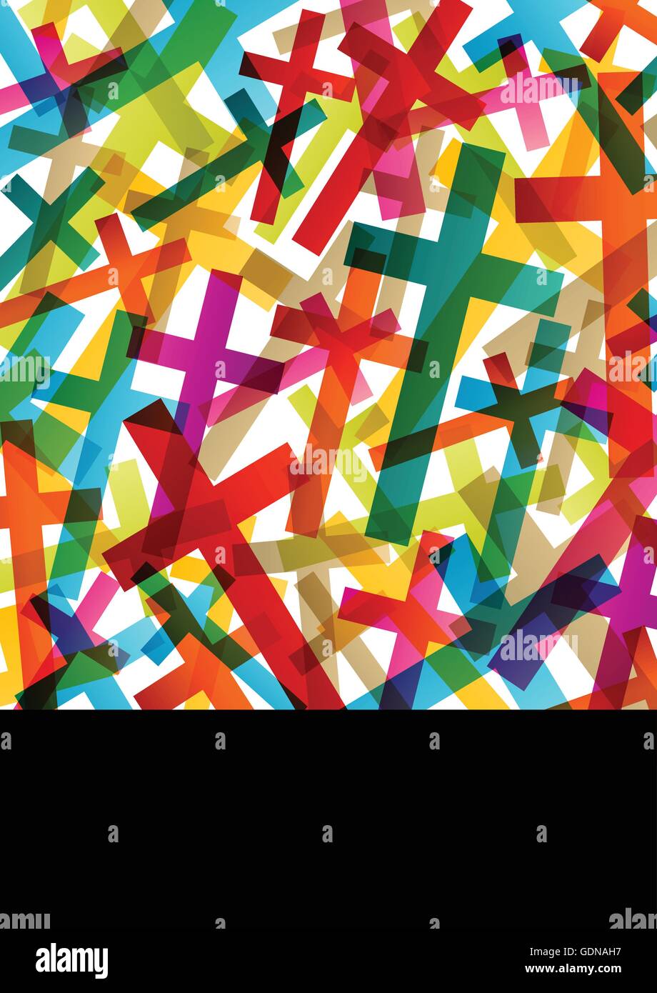 Christianity religion cross concept abstract background vector ...