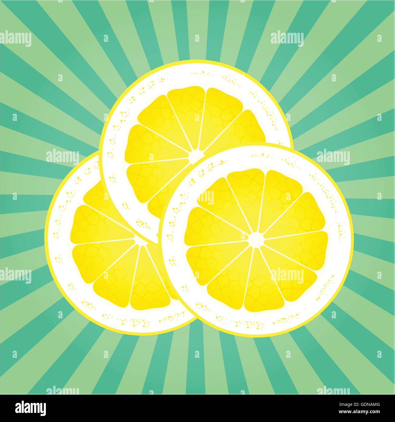 Lemon abstract background vector with burst for poster Stock Vector ...
