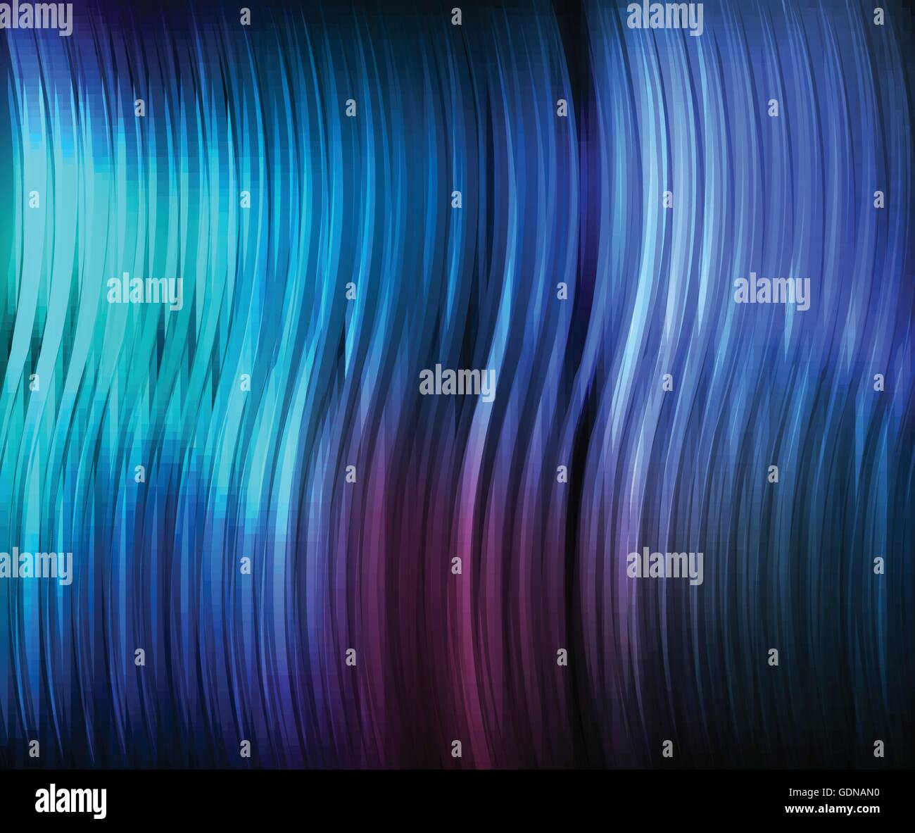 Neon abstract blue lines design on dark background vector for poster ...