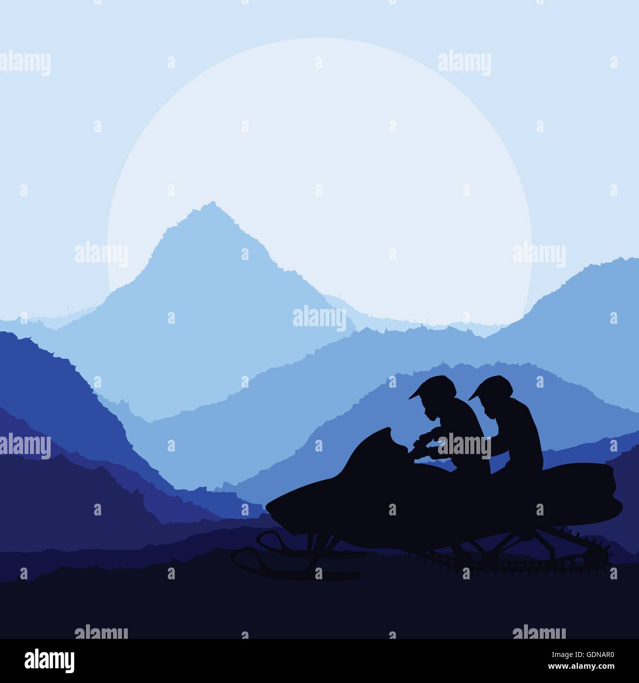Vintage vector background with blue elements for poster Stock Vector ...