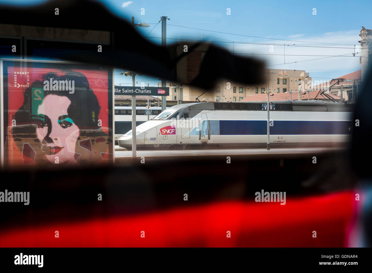 France view from window train hi-res stock photography and images - Alamy