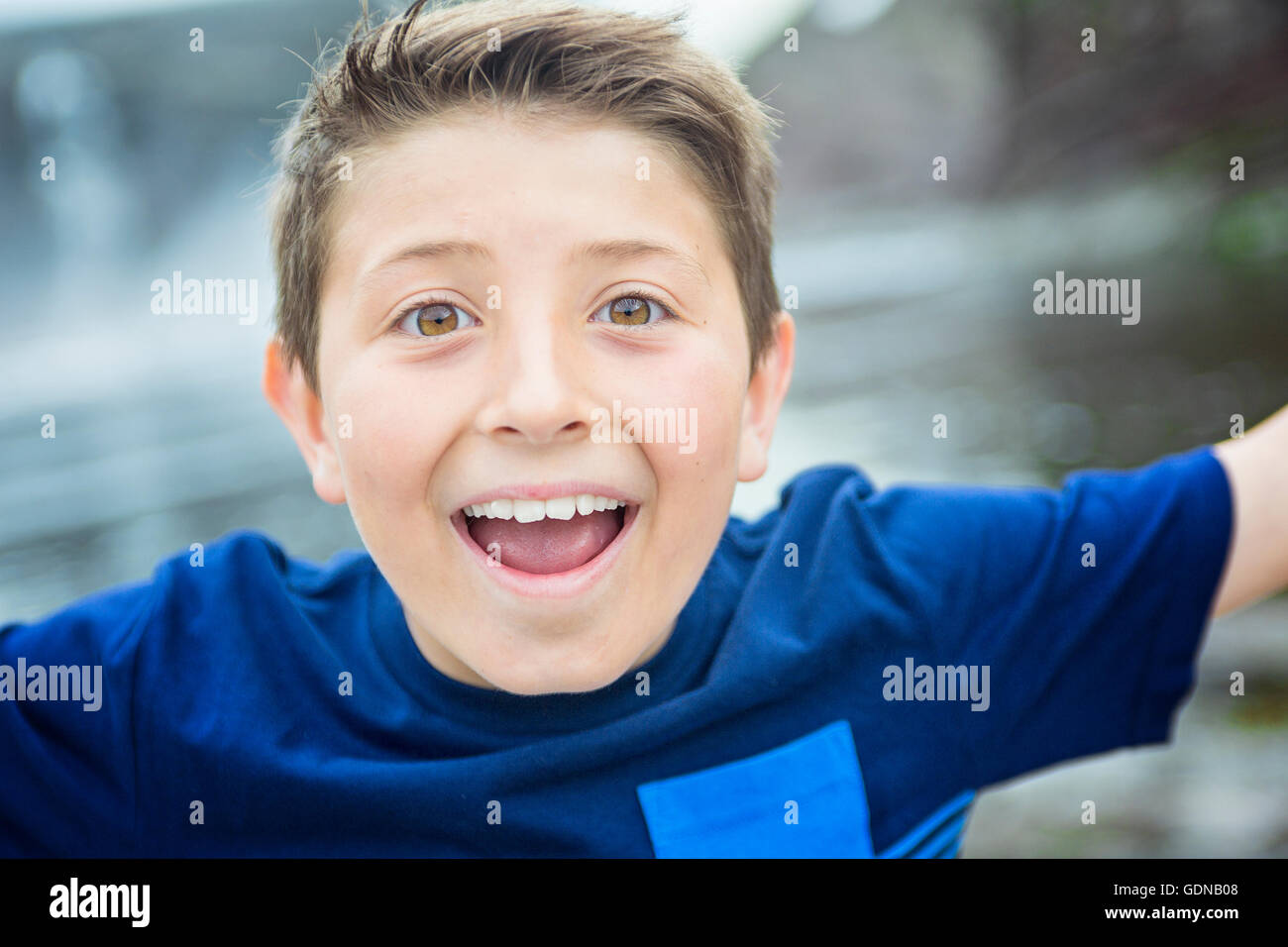 Cute 8 year kid hi-res stock photography and images - Alamy