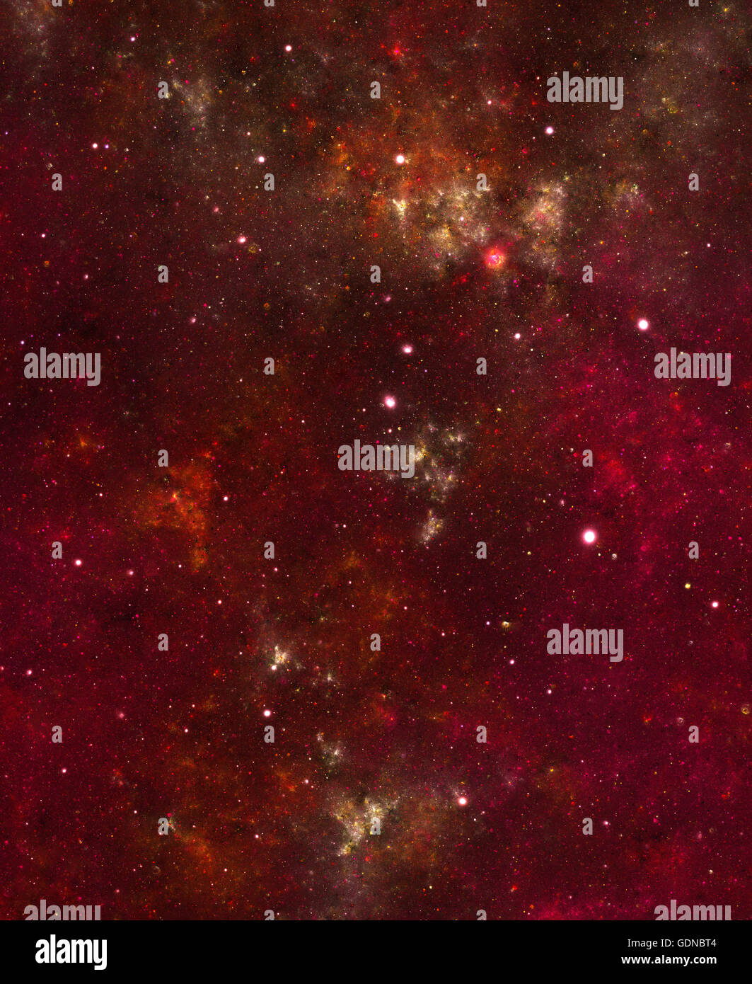 Bright red nebula in deep space Stock Photo - Alamy