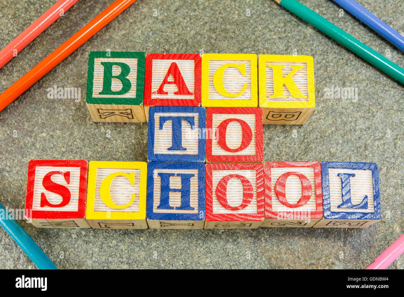 Kinder alphabet block hi-res stock photography and images - Alamy