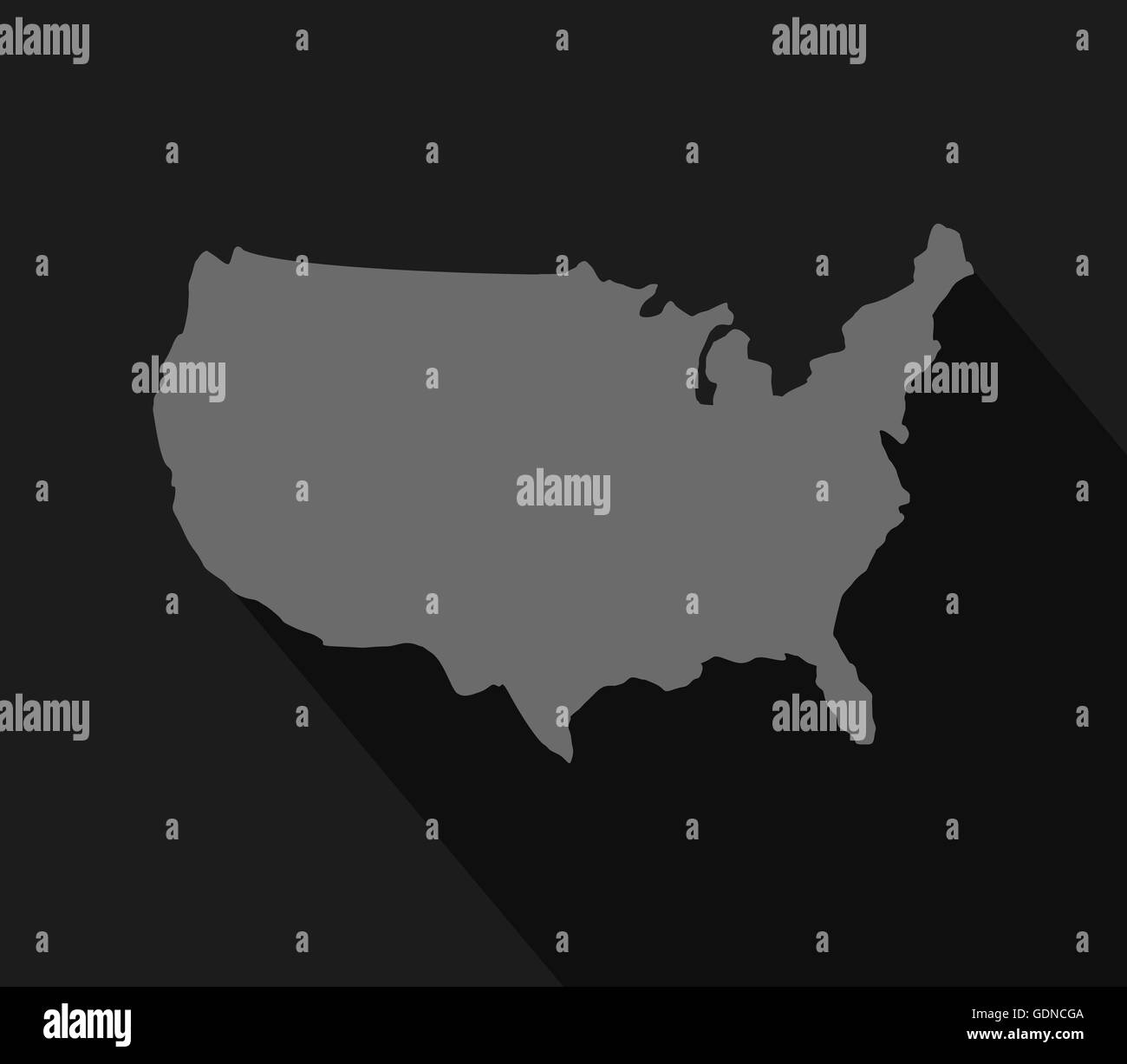 map of the united states Stock Photo - Alamy