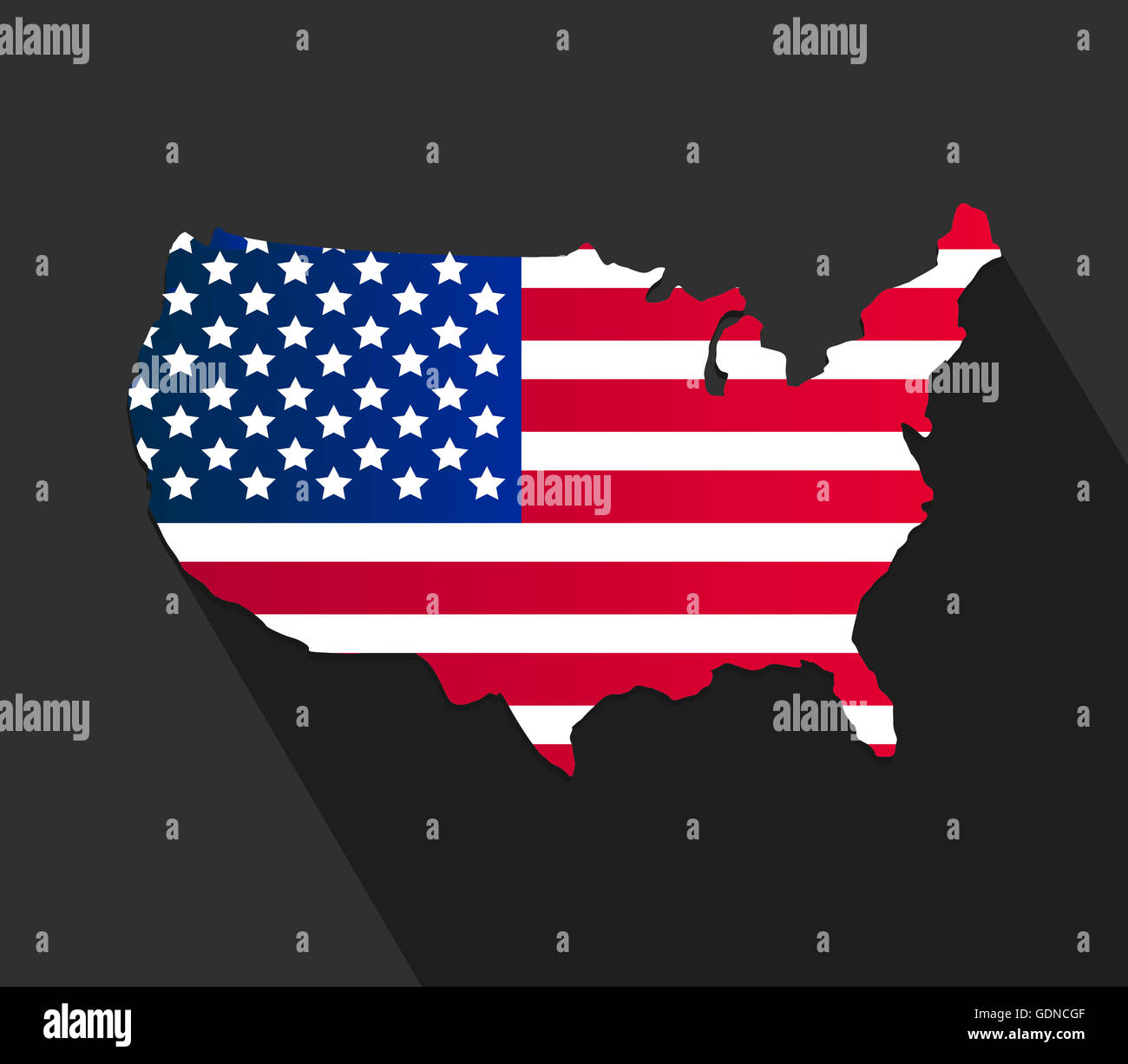map of the united states Stock Photo - Alamy