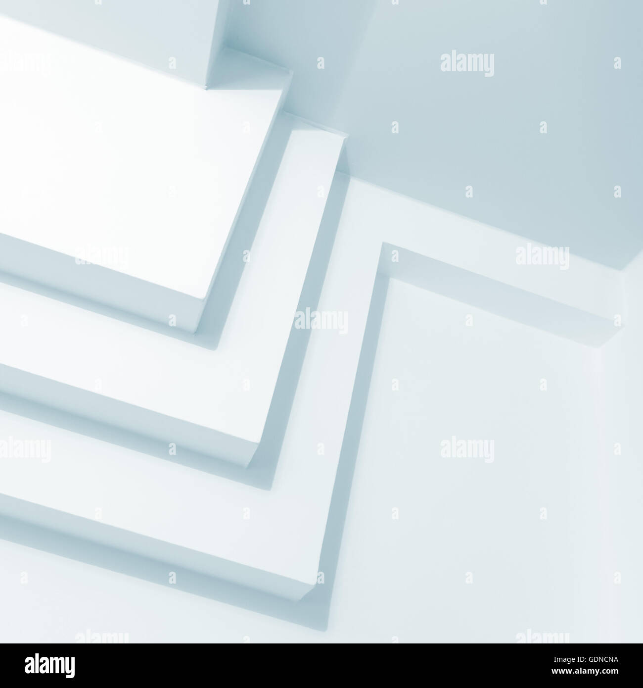 White architecture geometric background hi-res stock photography and ...