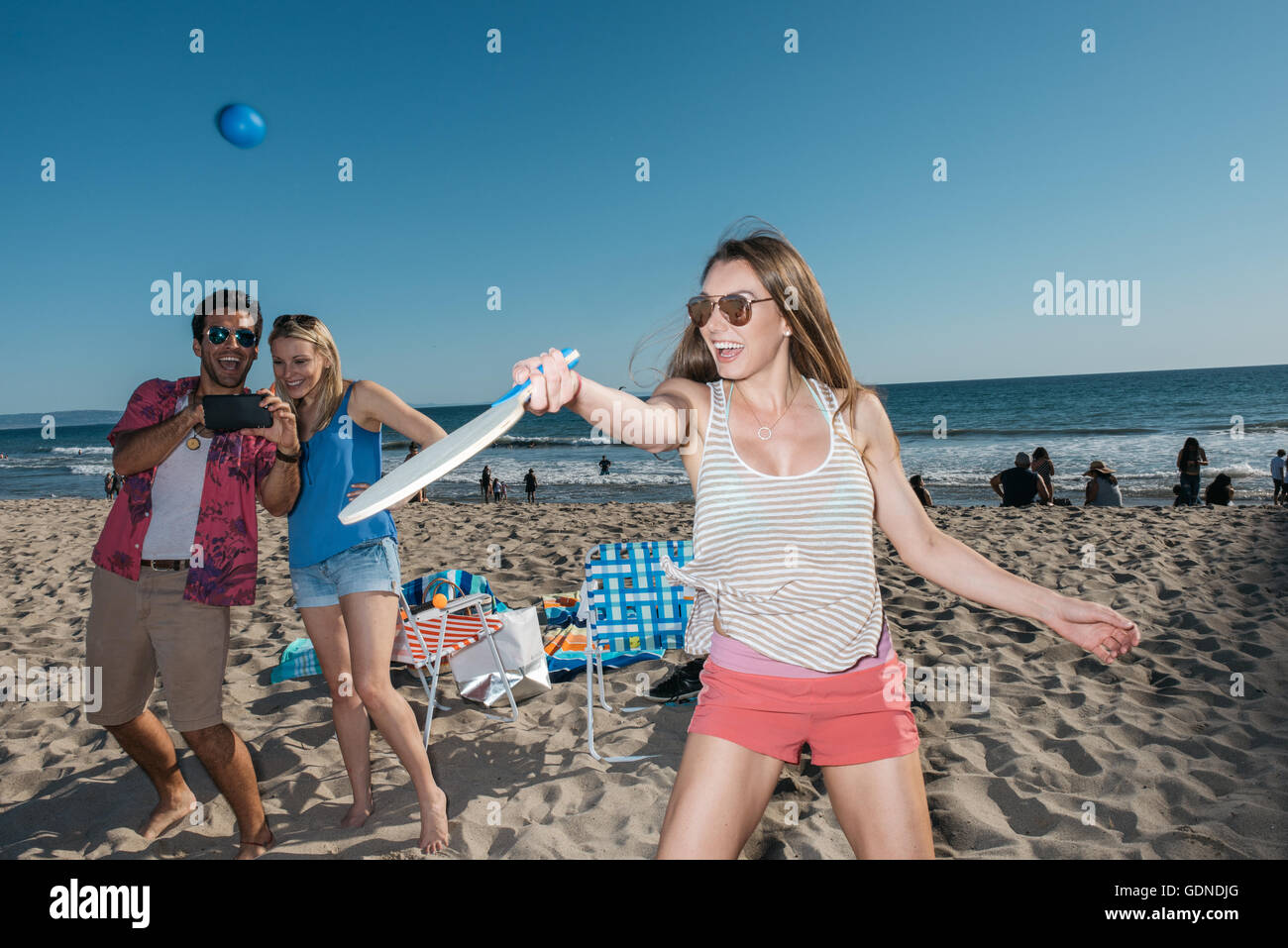 Bat and ball beach hi-res stock photography and images - Alamy