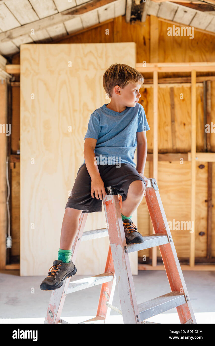 Room interior ladder hi-res stock photography and images - Alamy